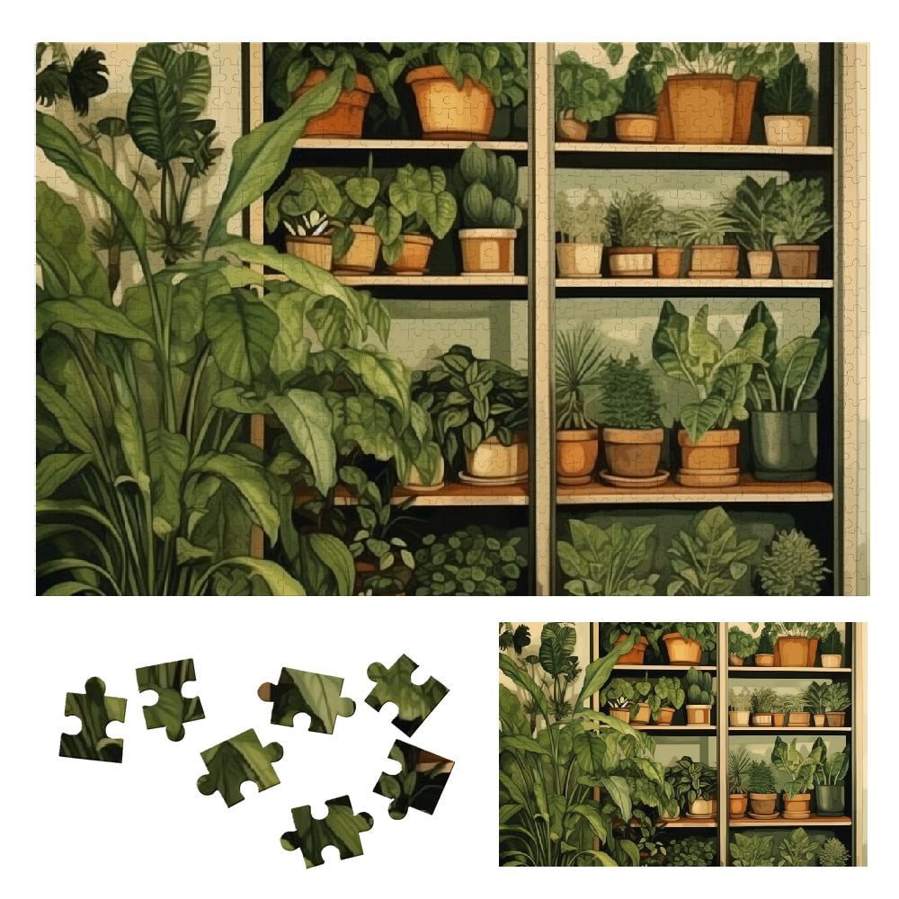 Shiartex Detailed Painting Wooden Jigsaw Puzzle for Adults and Kids ...
