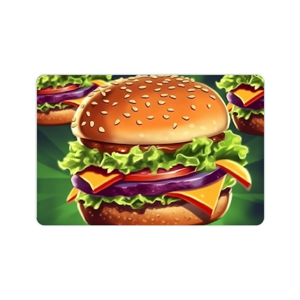 Shiartex Diatom Mud Mat Floor Mat Indoor Outdoor Hamburger Cheese ...
