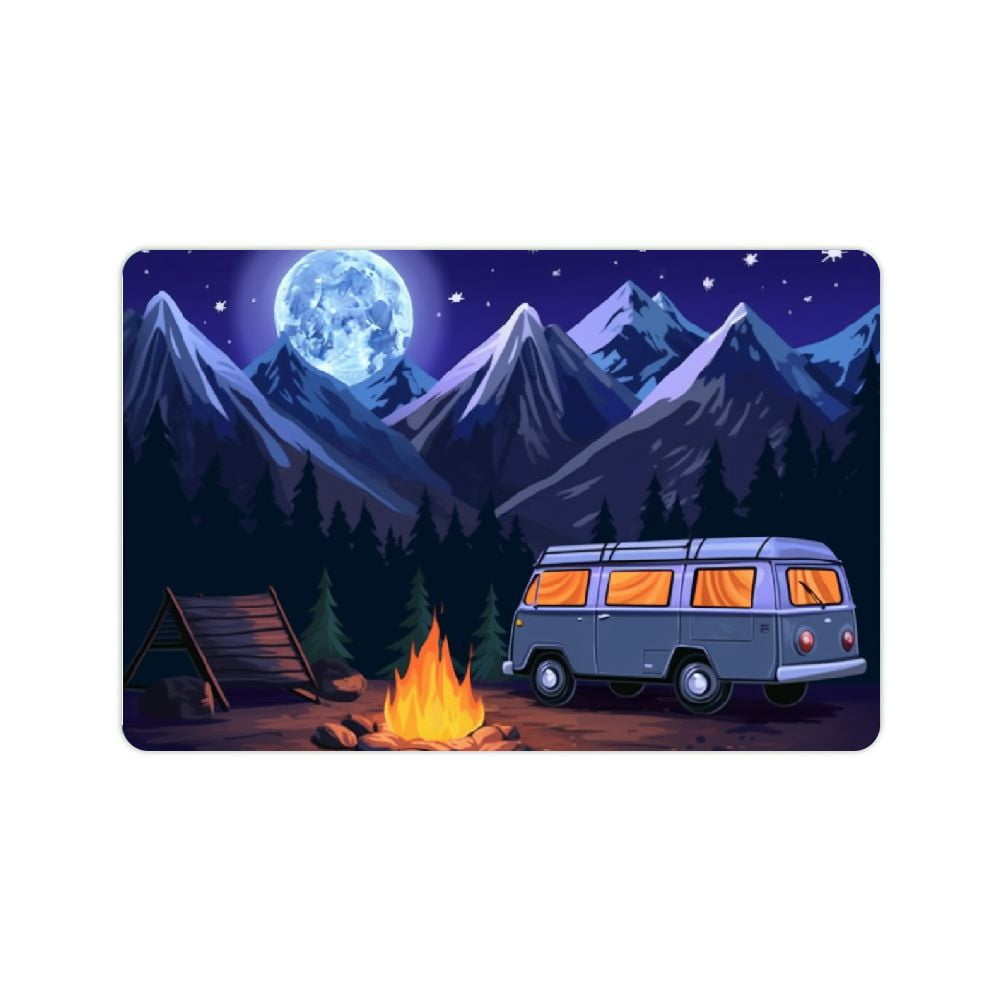 Shiartex Diatom Mud Mat Floor Mat Indoor Outdoor Mountains Campfire ...