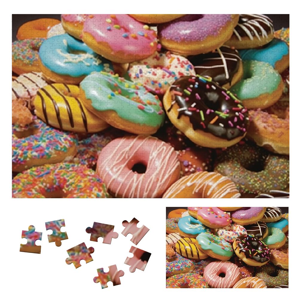 Shiartex Doughnuts Puzzle, Various for Girls and Boys 1000 PCS ...