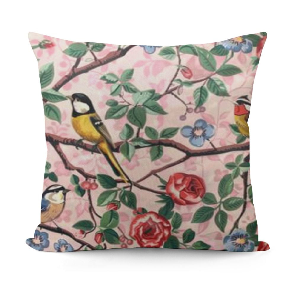 Shiartex Encasa Botanical Spring Throw Pillow Covers | Floral Print ...