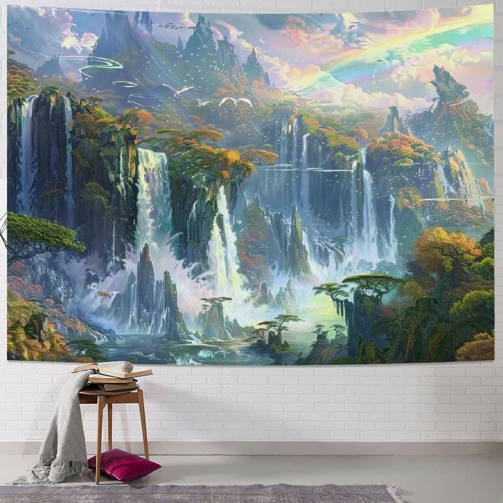 Shiartex Fantasy World Forest Tapestry Fairy Tale World Landscape ...