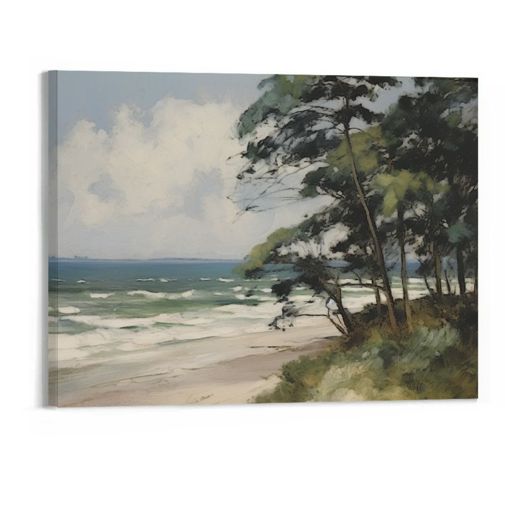 Shiartex Farmhouse Still Life Picture Living Room - Abstract Coastal ...