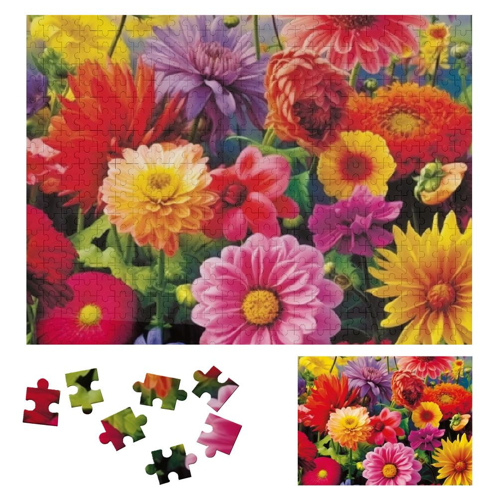 Shiartex Flower Plant Puzzles for Adults, Colorful Sunflower Floral ...
