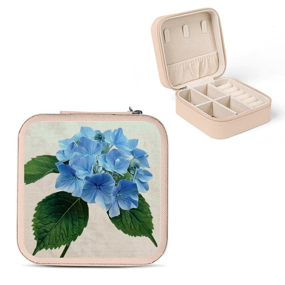 Shiartex Flower Theme Jewelry Box for Necklace Ring Earring Gift Pink ...
