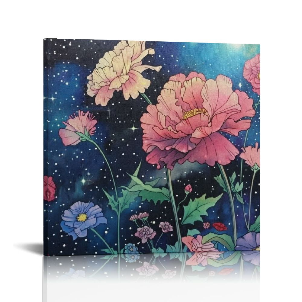 Shiartex Flowers Chiho Aoshima Detailed Painting Canvas Prints Wall Art ...