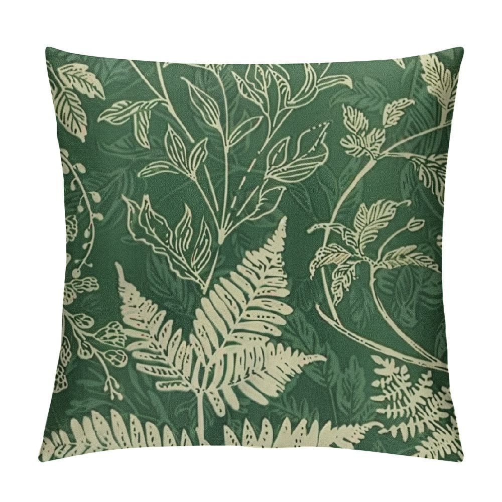 Shiartex Foliage Lace Modern Rustic Decorative Couch Pillow Cases with ...