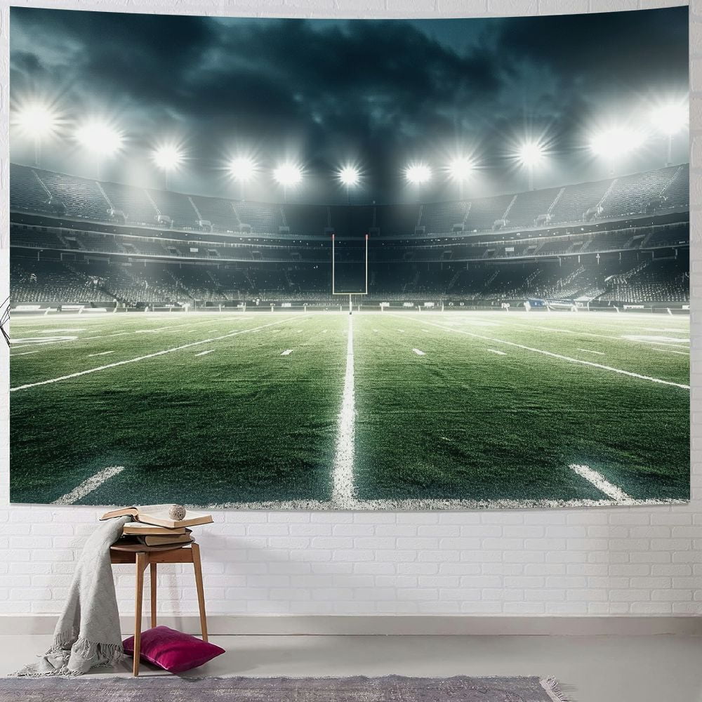 Shiartex Football Tapestry Sports Stadium Soccer Field Fan American ...