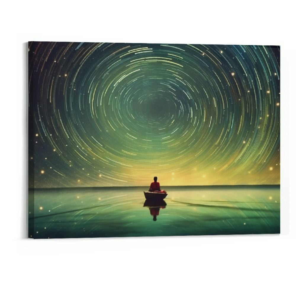 Shiartex Funny Posters Edge of The World Surreal Posters Modern Oil ...