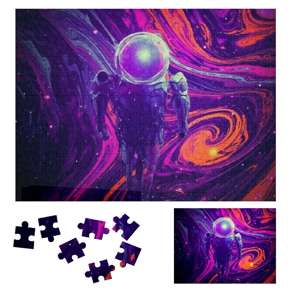 Shiartex Galaxy Android Jones Art Print Wooden Jigsaw Puzzle ...