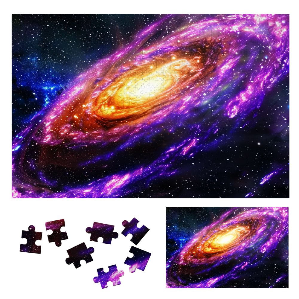 Shiartex Galaxy Stars Space Art Wooden Jigsaw Puzzle Game Toy Gift for ...