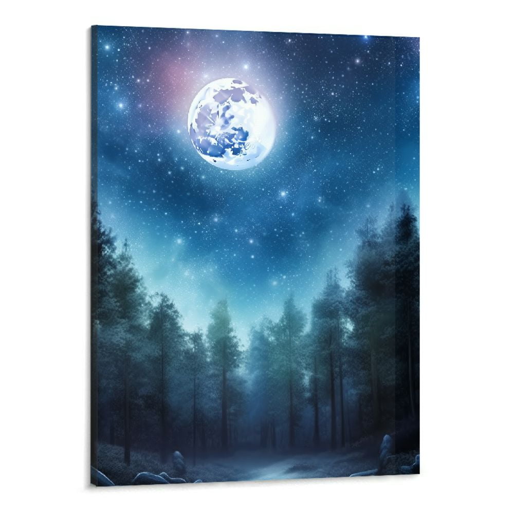Shiartex Galaxy Wall Decor for Boys Room Canvas Wall Art Colorful ...