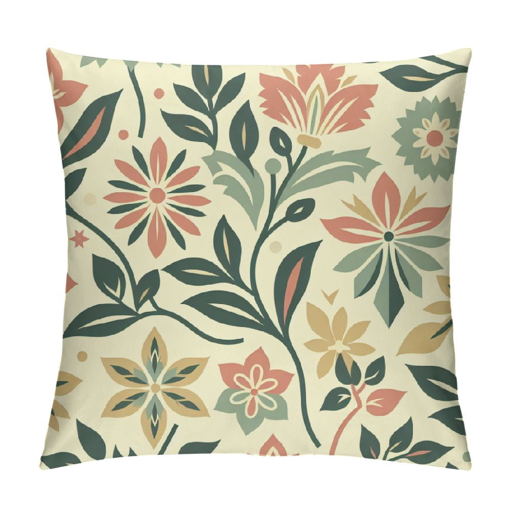 Shiartex Hello Spring Daisy Flower Decorative Throw Pillow Covers 18 x ...