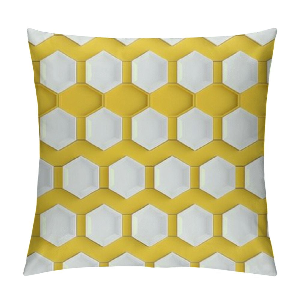 Shiartex Hexagonal Shapes Pillow Covers Summer Nautical Pillow Case for ...