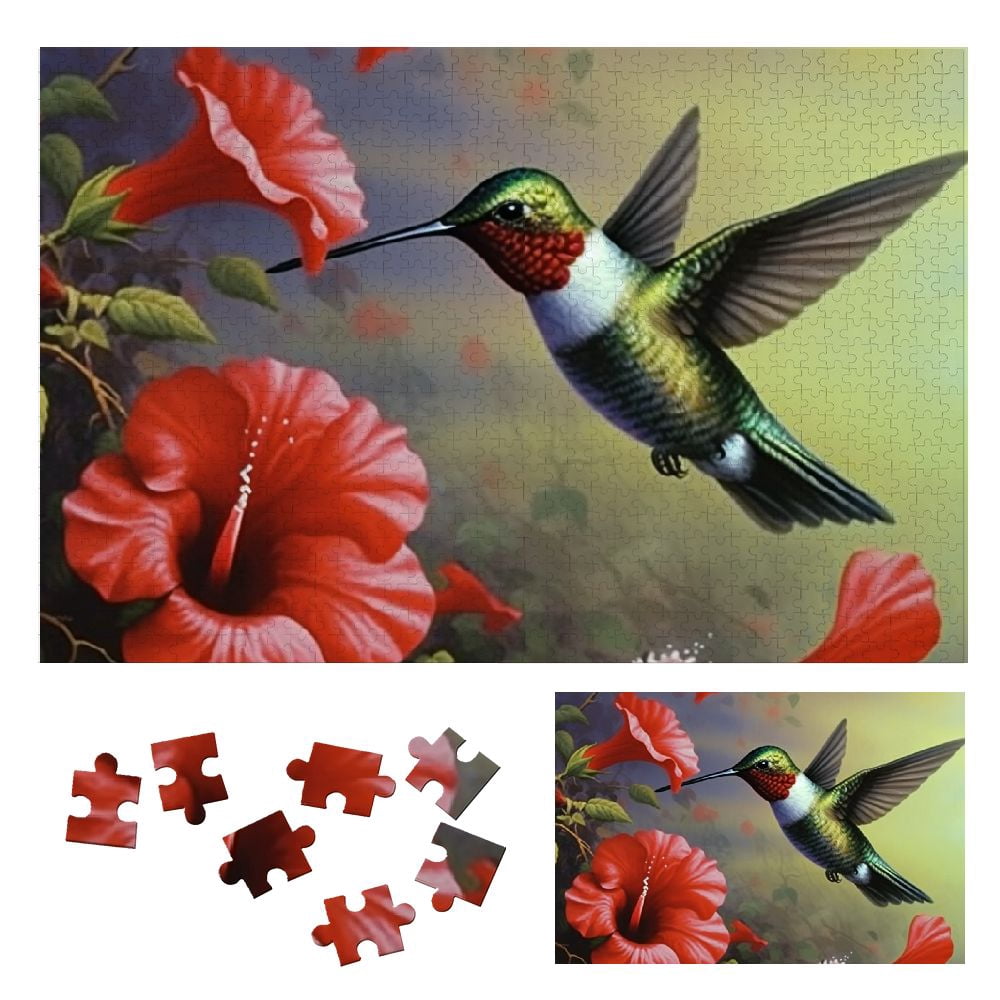 Shiartex Hummingbird - Jigsaw Puzzle-Home Decor Birthday Party Gift Toy ...