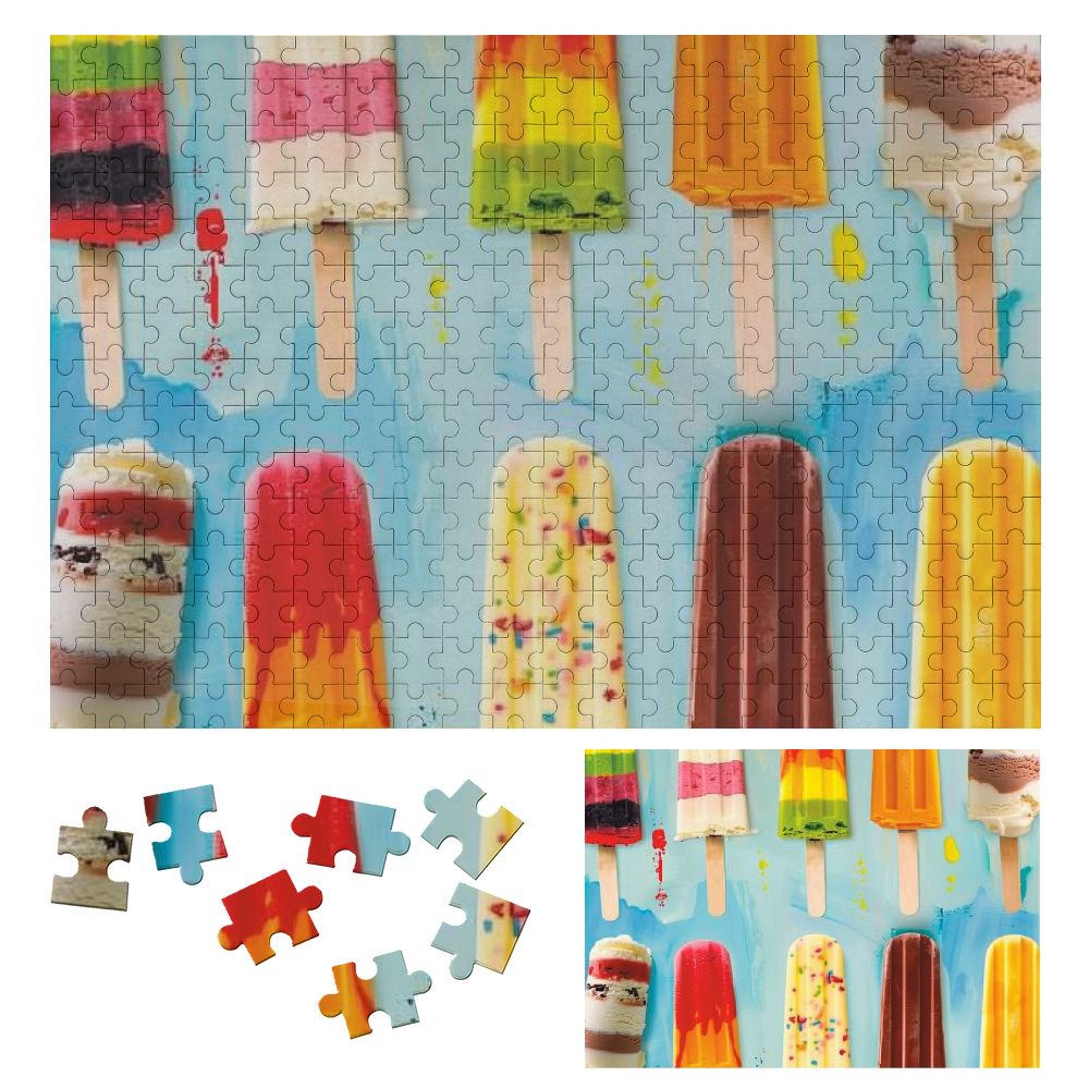 Shiartex Ice Cream Pops Puzzle Birthday Gift for Family and Friends 300 ...