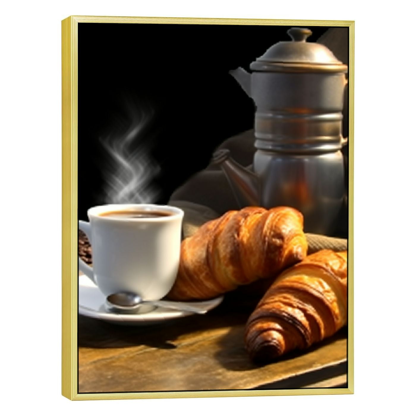 Shiartex Kitchen Canvas Wall Art Coffee and Red Wine Paintings Vintage ...