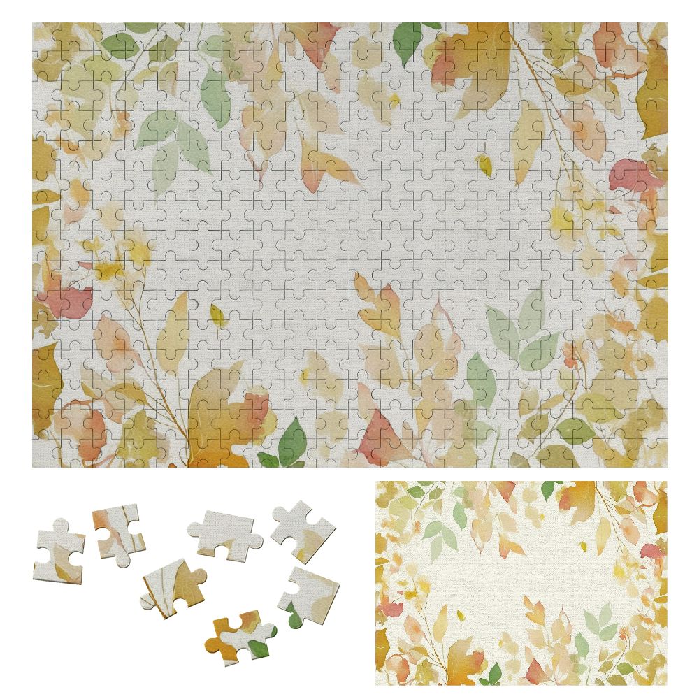 Shiartex Leaf Wooden Jigsaw Puzzle for Adults and Kids - Premium Eco ...