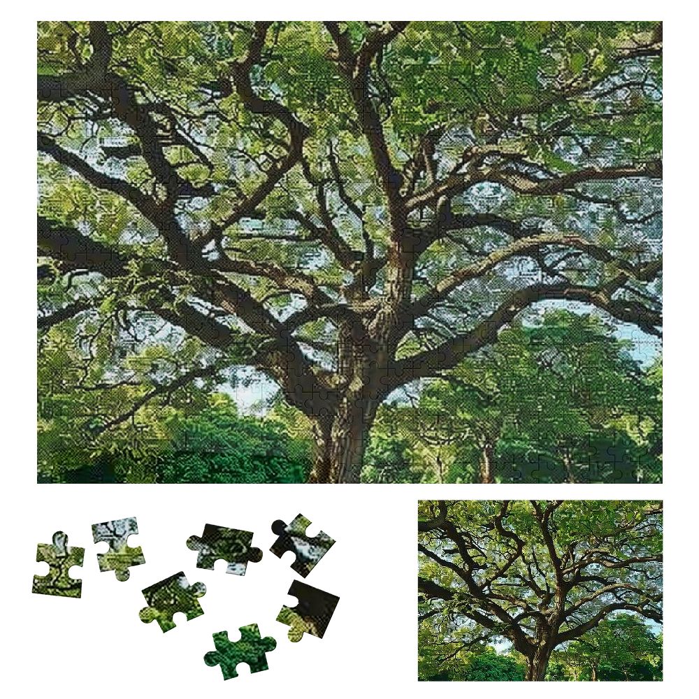 Shiartex Leaves Wooden Jigsaw Puzzles for Adults - Relaxing Puzzle ...