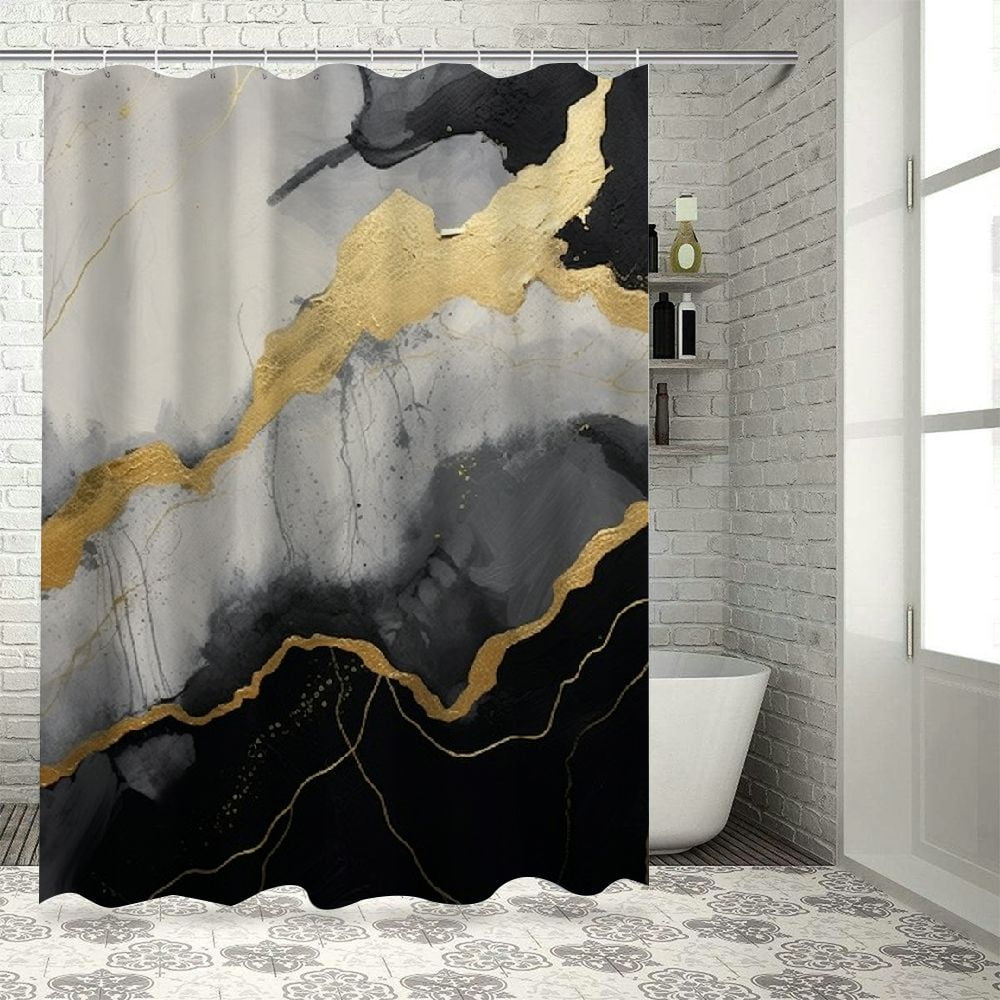 Shiartex Liminal Space Modern Waterproof Shower Curtain for Country ...