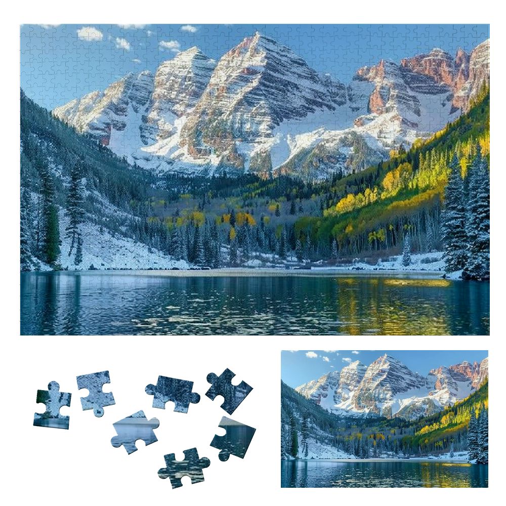 Shiartex Mountains Lake Forest Wooden Jigsaw Puzzles for Adults ...