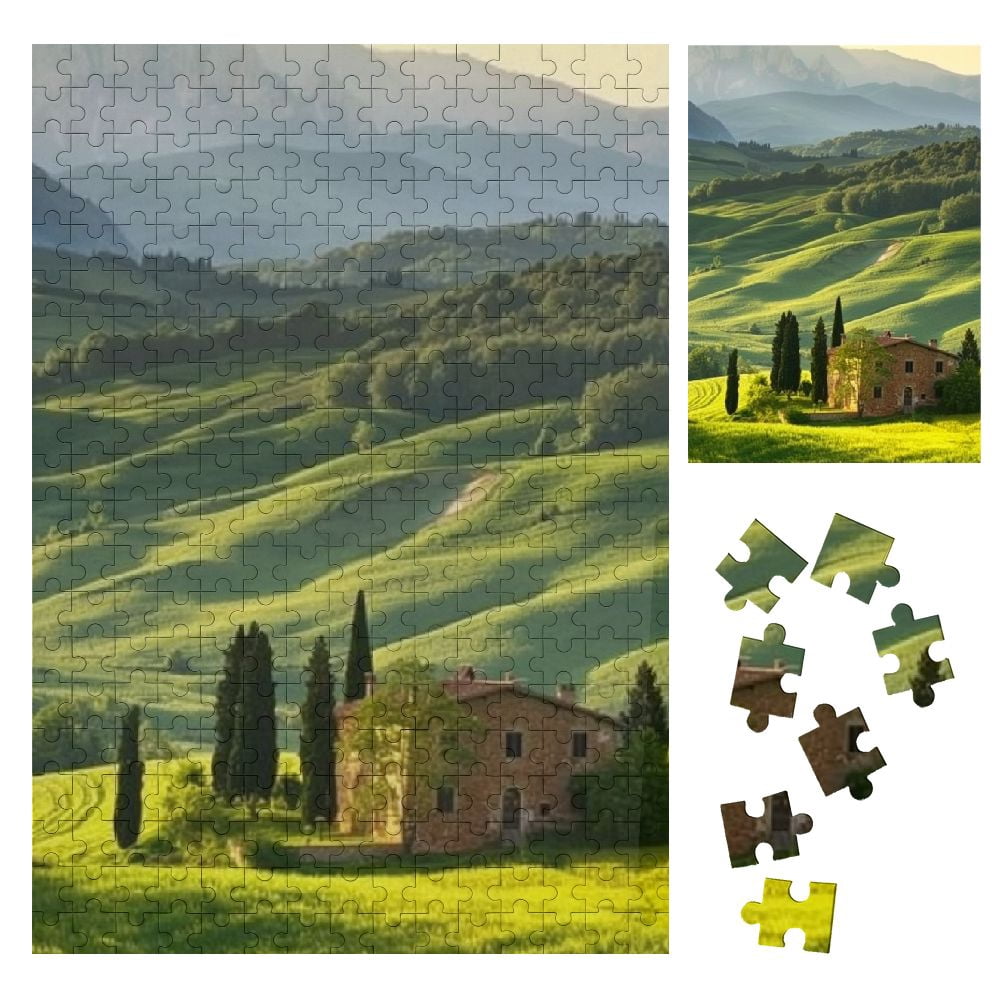 Shiartex Mountains Wooden Jigsaw Puzzle for Family and Friends ...