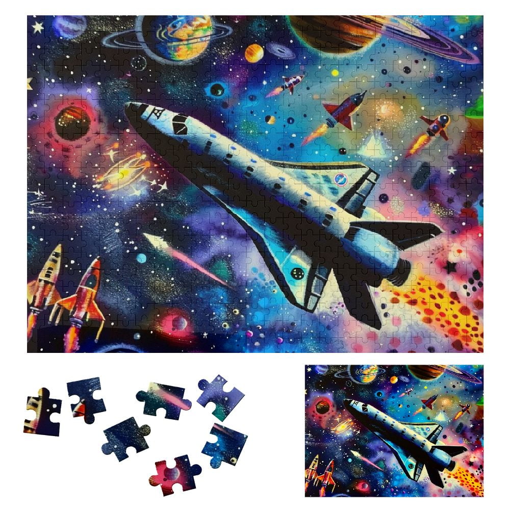 Shiartex Outer Space Crowded Place - Jigsaw Puzzle Birthday Gift for ...