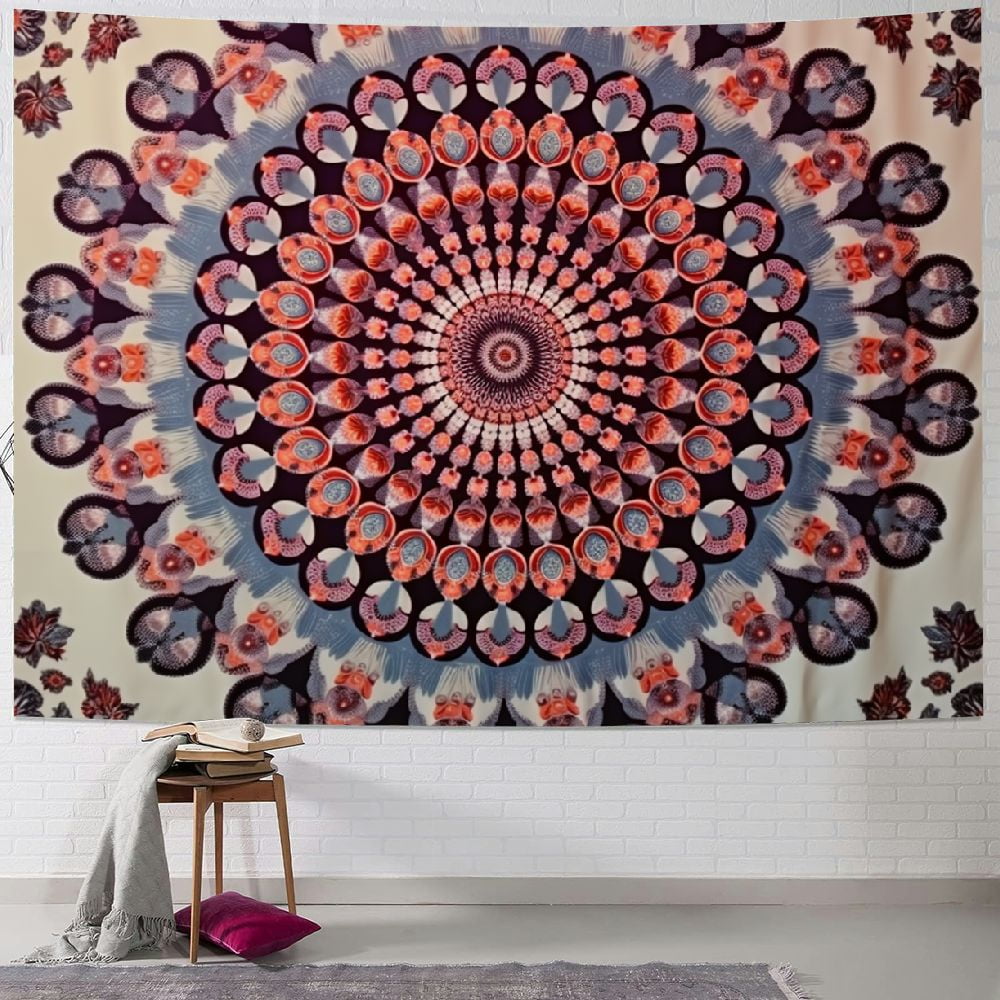 Shiartex Peacock Mandala Tapestry, Queen Hippie Wall Hanging Decorative ...