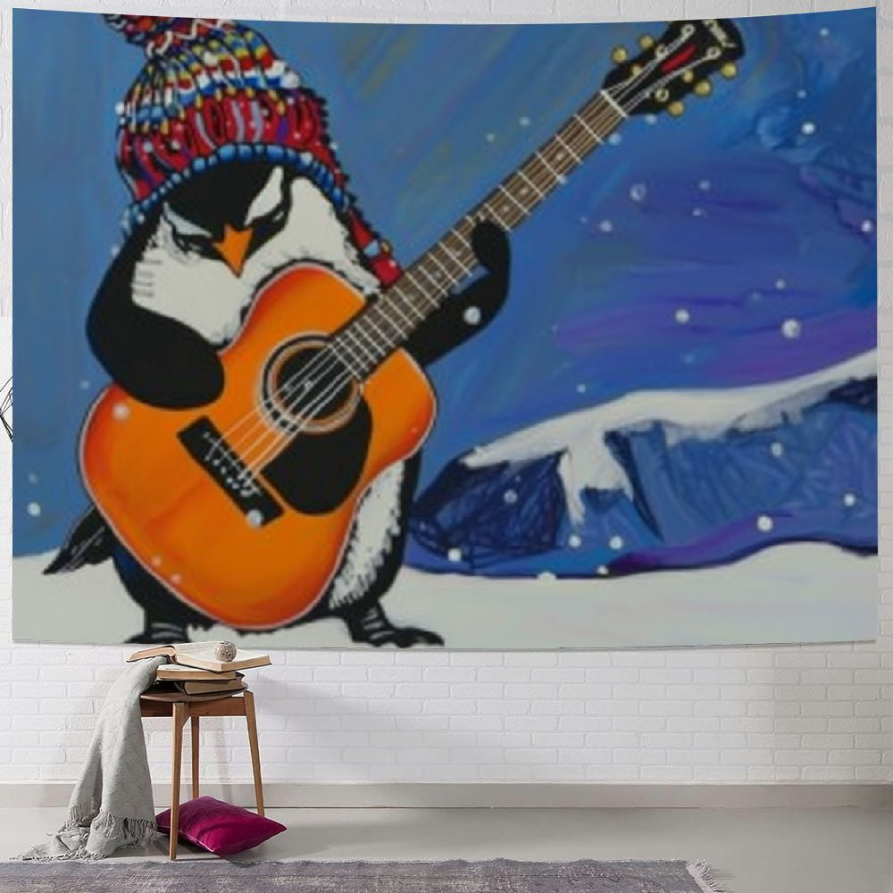 Shiartex Penguin Tapestry Wall Hanging, Aesthetic Bedroom Decor ...