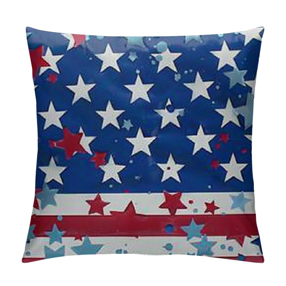 Shiartex Pillowcase, USA Flag Flag Day 4th of July Independence Day ...
