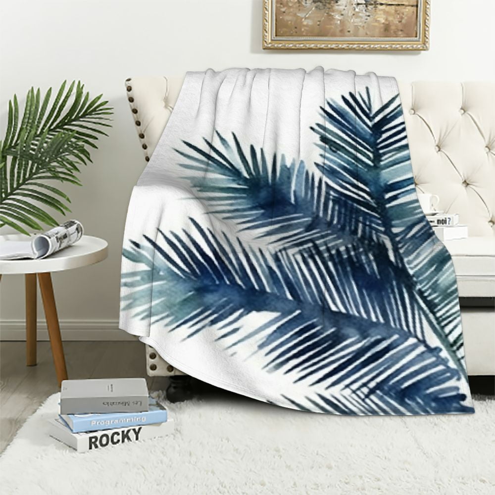Shiartex Pine Tree Branch Ideal Comfy Throw Blanket Lightweight Blanket ...