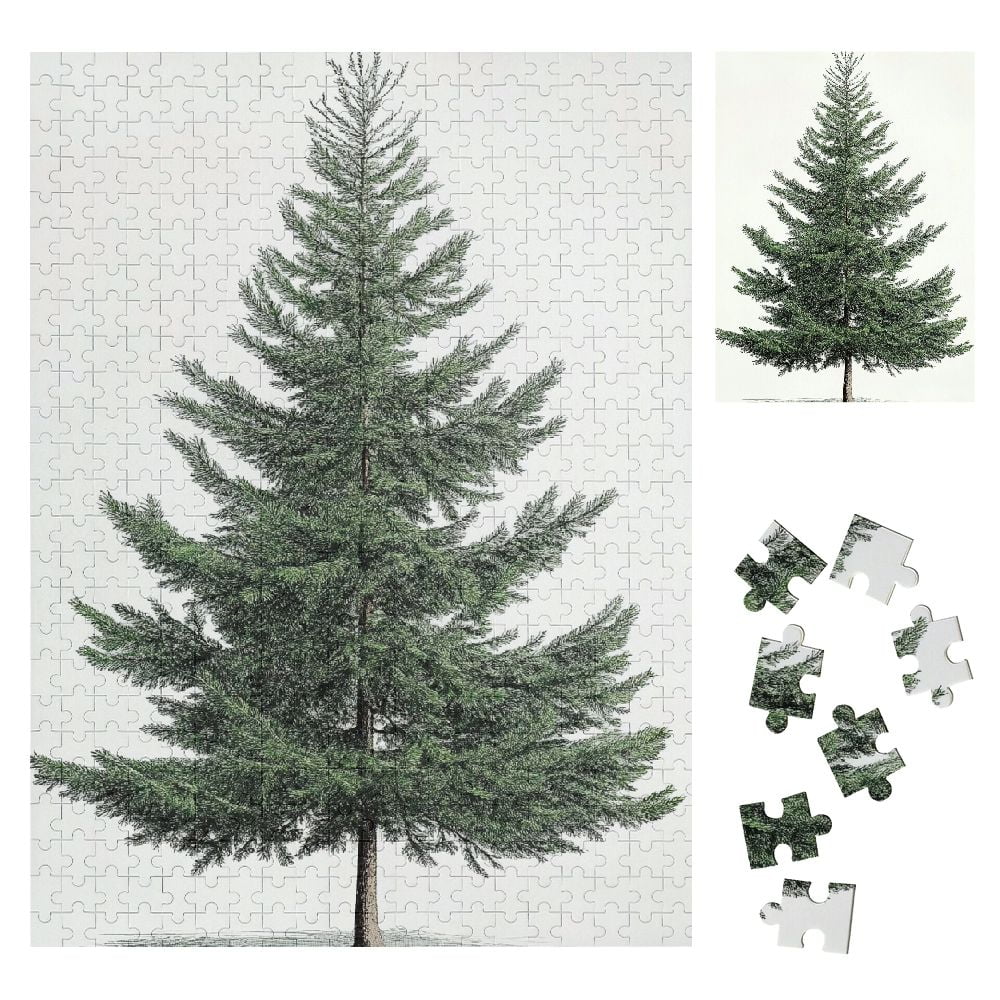Shiartex Pine Tree Wooden Jigsaw Puzzle Home Decor Gift for Family ...