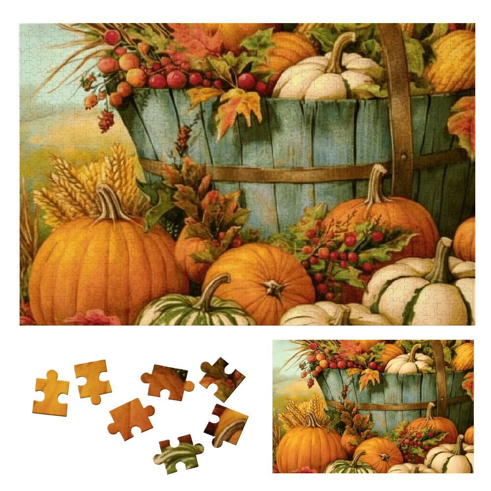 Shiartex Puzzle WHEELBARRW, Harvest Wheelbarrow 1000 PCS - Walmart.com