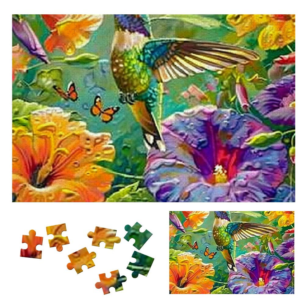 Shiartex Puzzles for Adults – Hard Puzzles for Adults - Hummingbirds ...