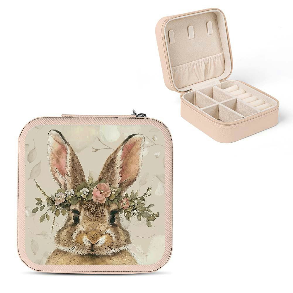 Shiartex Rabbit Flowers Beatrix Potter Mini Jewelry Organizer for ...