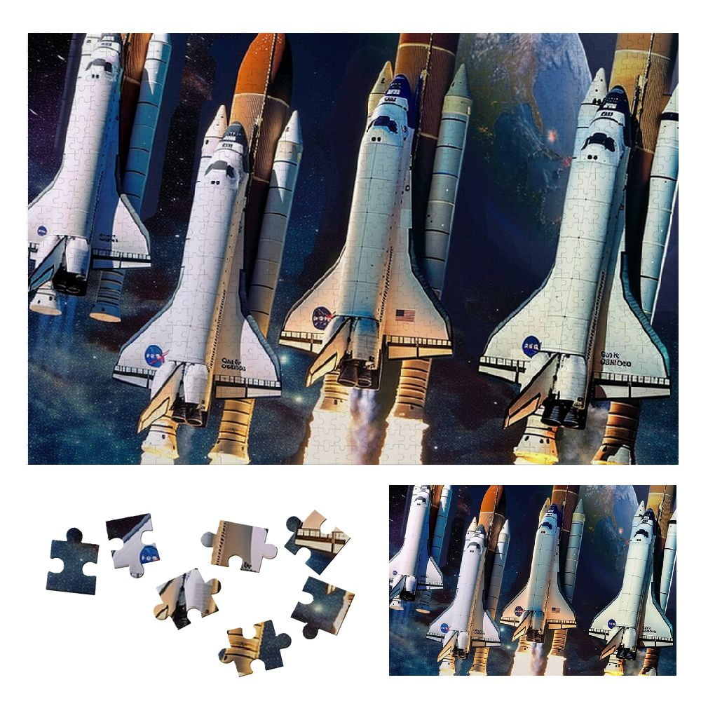 Shiartex Rocket Grid Puzzle - Glare Free - Precision Fit - Virtually No ...