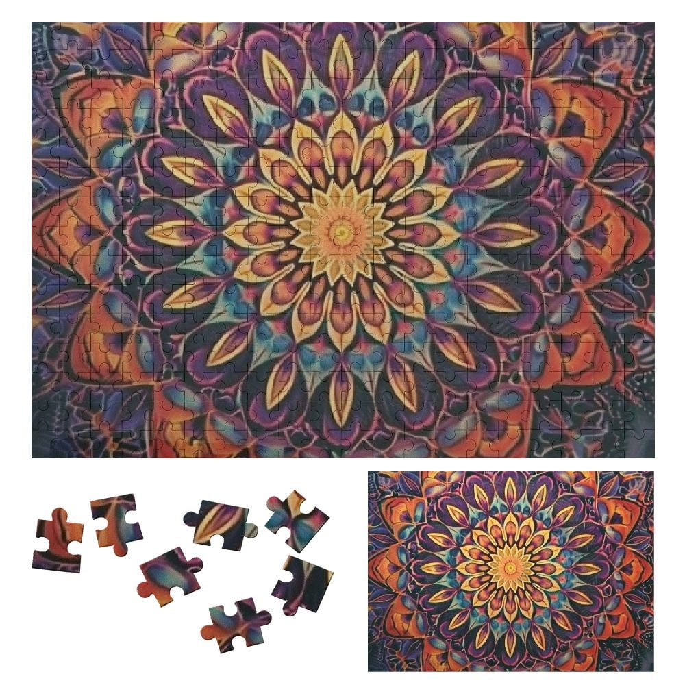 Shiartex Sacred Geometry Wooden Jigsaw Puzzle for Adults and Kids ...