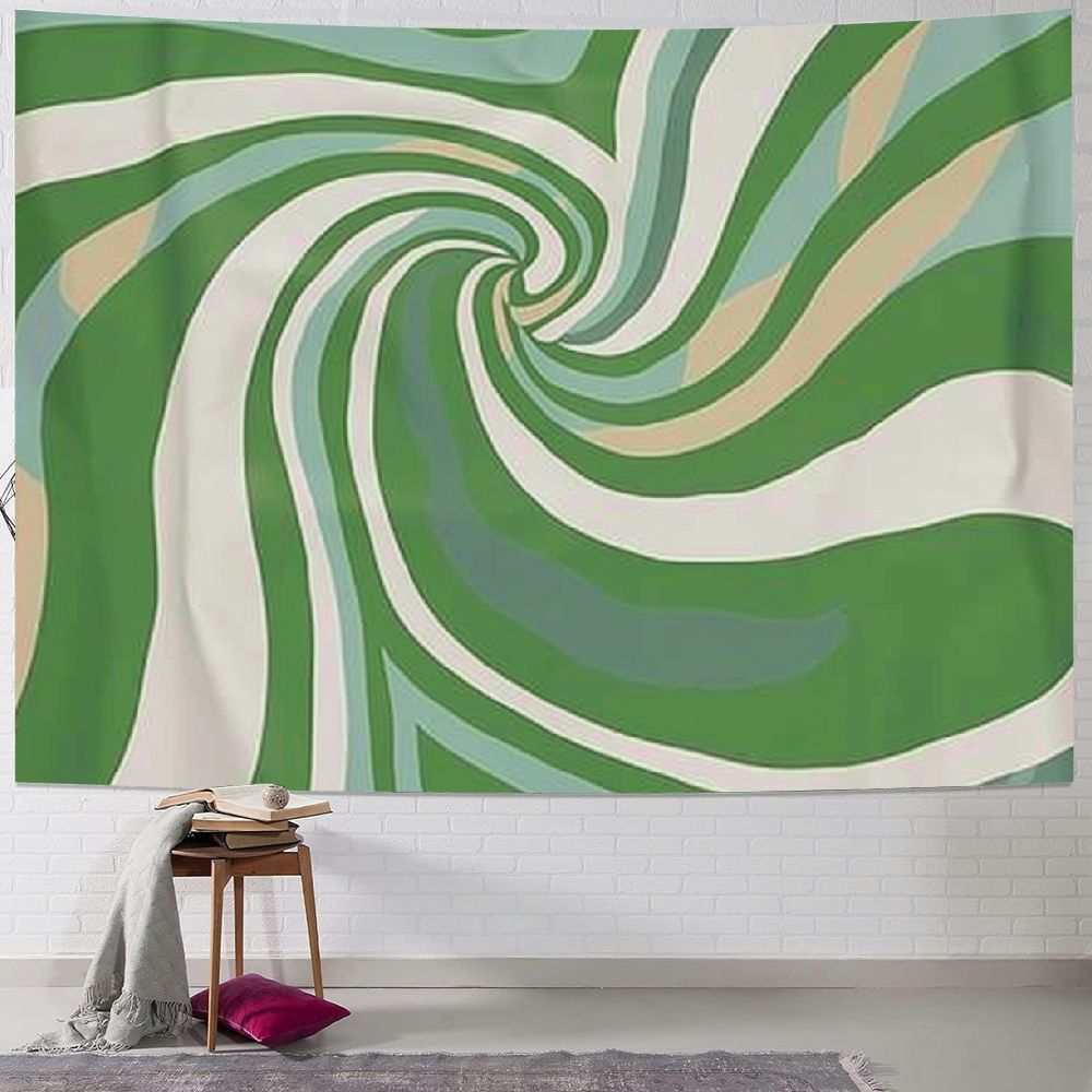 Shiartex Sage Green Tapestry Wall Hanging, Aesthetic Bedroom Wall Decor ...
