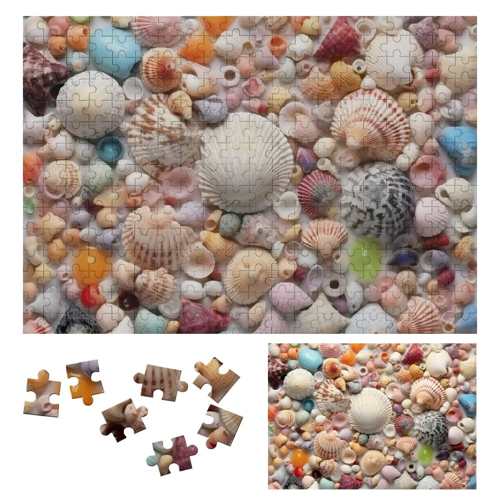 Shiartex Sea Shore Sea Shells - Seashell and Seashore Beach Jigsaw ...