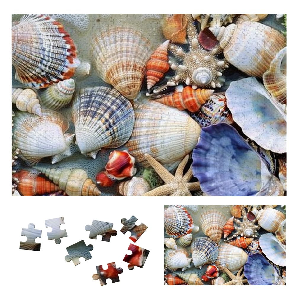 Shiartex Seashore Puzzle, Artistic Jigsaw Puzzle for all Ages,Birthday ...