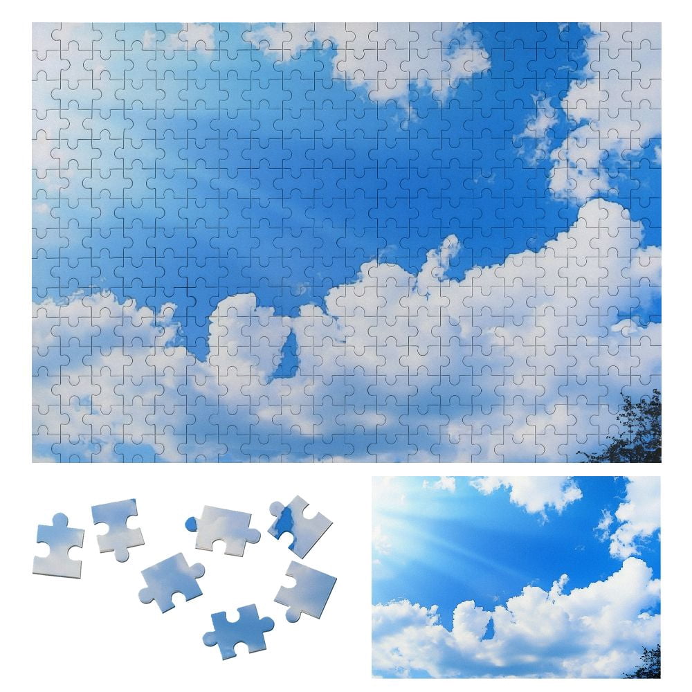 Shiartex Sky Clouds Bench Wooden Jigsaw Puzzle for Adults and Kids ...