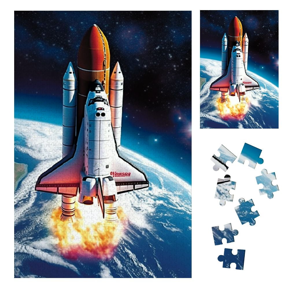 Shiartex Space Shuttle Launch - Jigsaw Puzzle for Adults 1000PCS ...