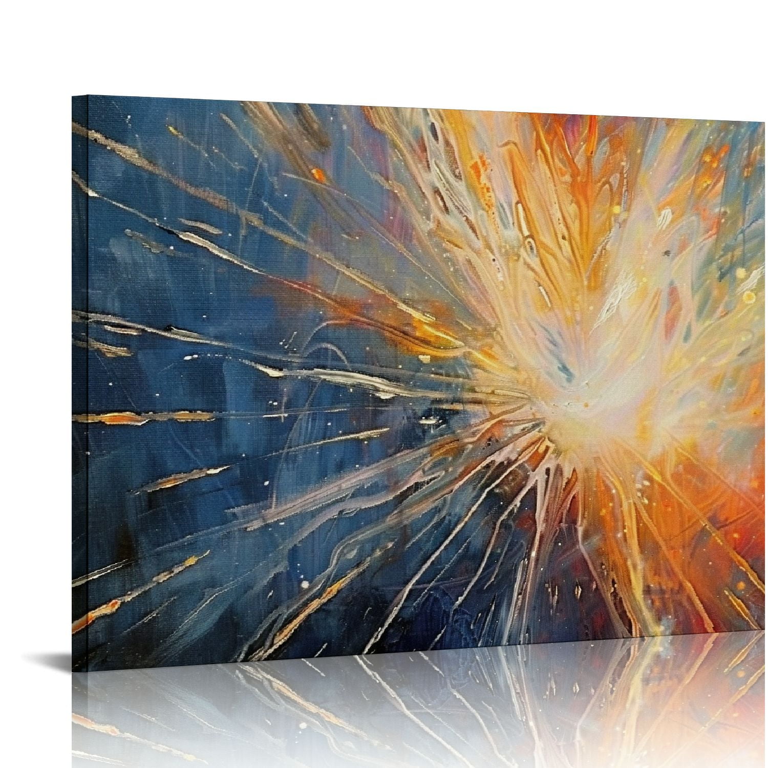 Shiartex Sparkler Art 4th of July Painting, Firework Nighttime Art ...