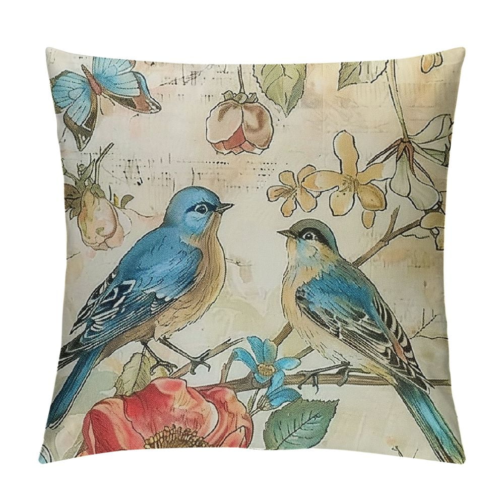 Shiartex Spring Pillow Covers Farmhouse Pillow Covers Outdoor ...