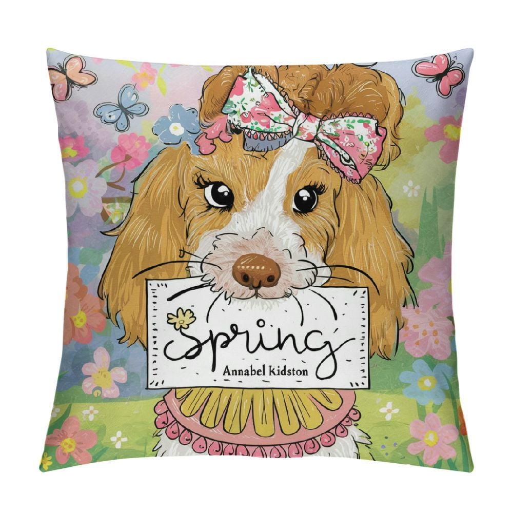 Shiartex Spring Pillow Covers Floral Daisy Bloom with Grace This is Our ...