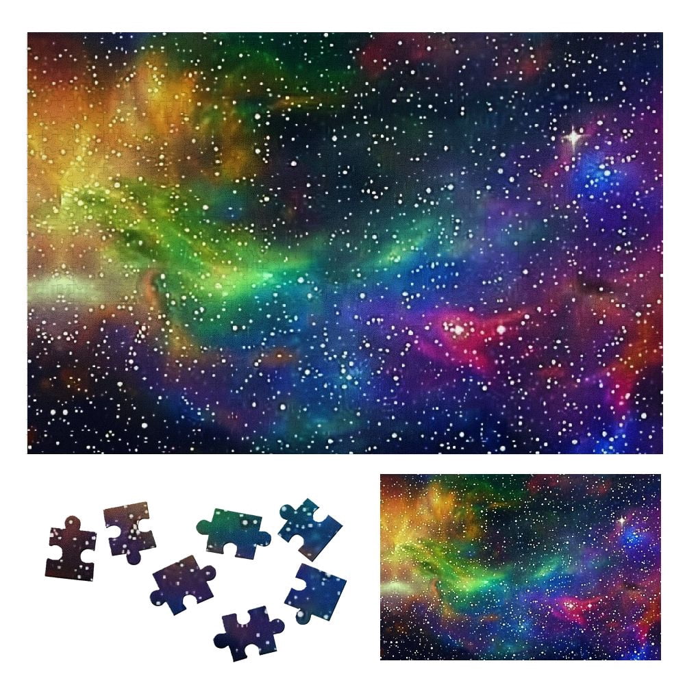 Shiartex Stars Dust Space Art Wooden Jigsaw Puzzle Challenging ...