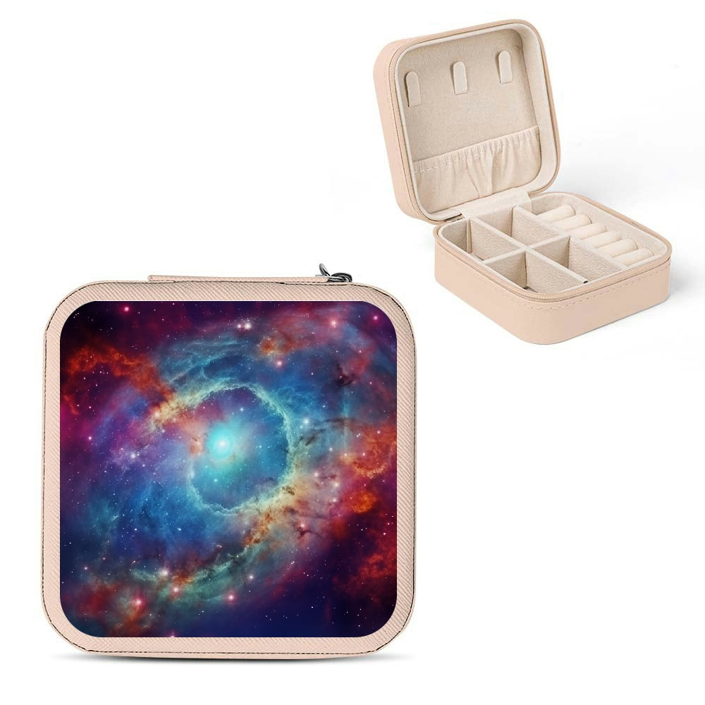 Shiartex Stars Nebula Jewelry Box Organizer for Necklace, Ring, Earring ...