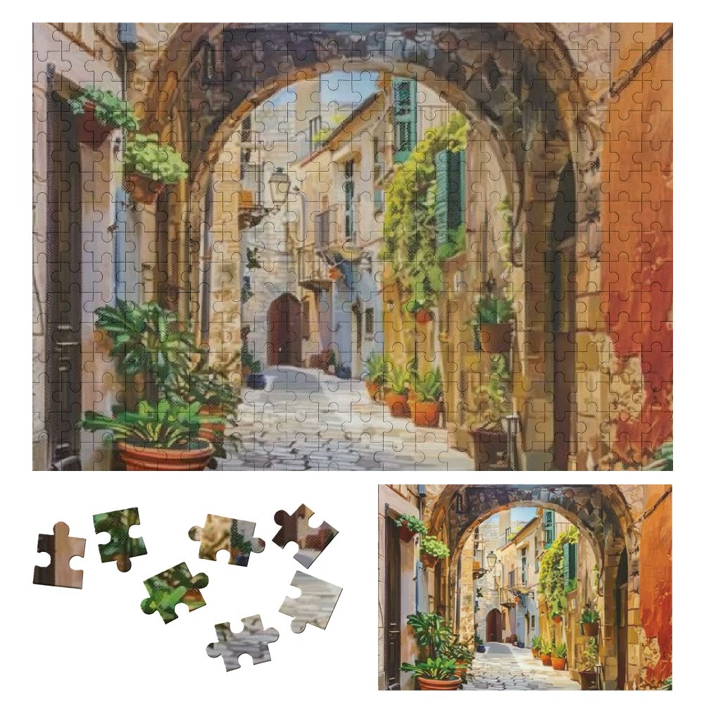 Shiartex Stone Arch Wooden Jigsaw Puzzle for Adults and Kids ...