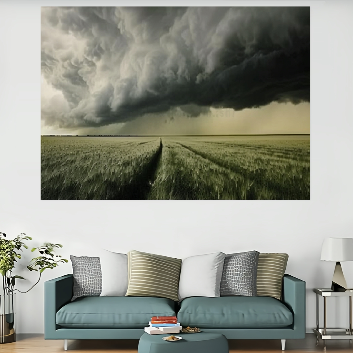 Shiartex Storm Cloud Field Tapestry 100% Polyester Wall Decor 60x40in ...
