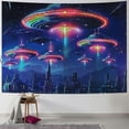 Shiartex Three UFO Tapestries Mysterious Space Flying Saucer Magical ...